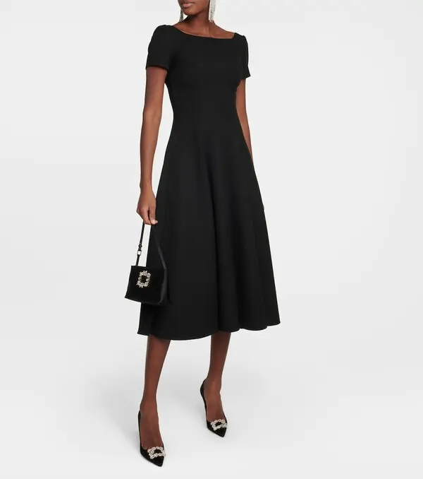 EMILIA WICKSTEAD Marielle Crêpe Midi Dress