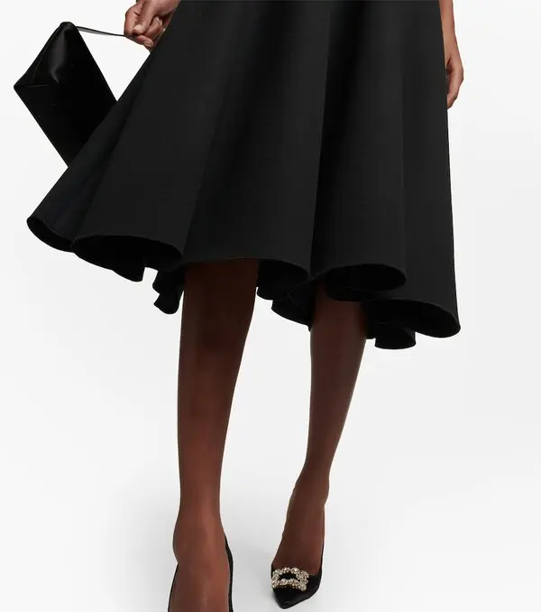 EMILIA WICKSTEAD Marielle Crêpe Midi Dress