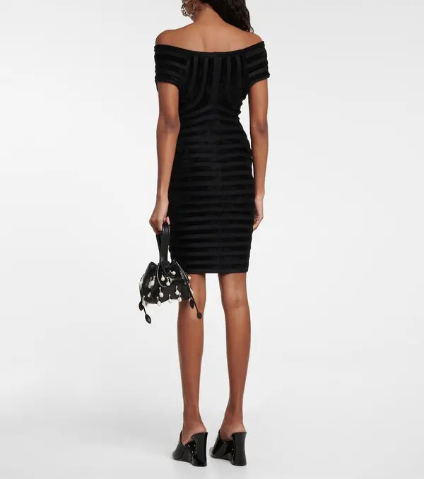 Alaïa Off-shoulder Minidress