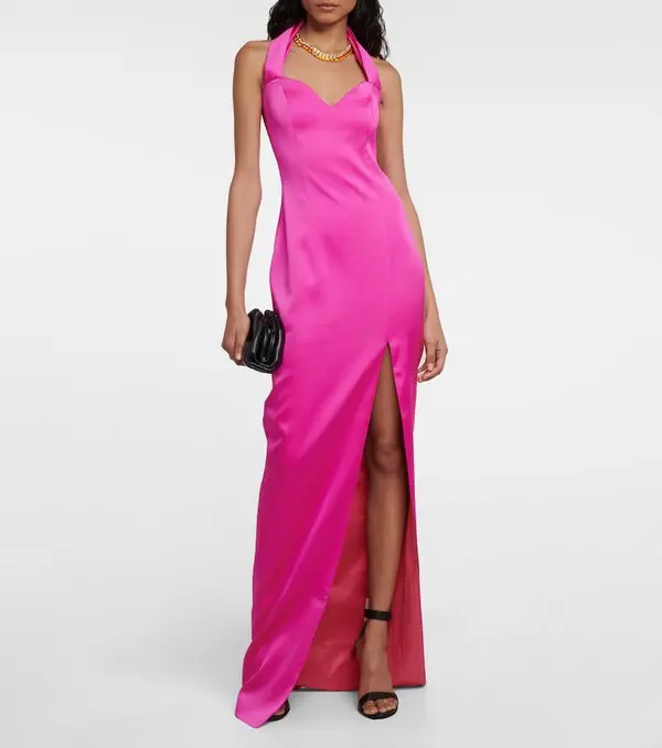 RASARIO Satin Gown