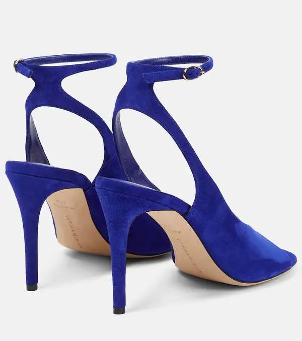 Victoria Beckham Suede Slingback Sandals