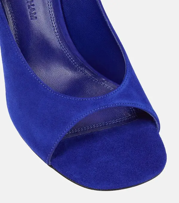 Victoria Beckham Suede Slingback Sandals