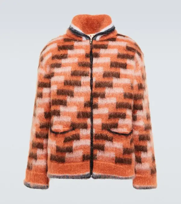 Marni Mohair-blend Knit Jacket