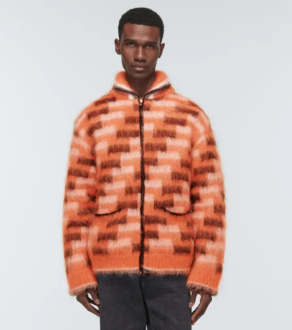 Marni Mohair-blend Knit Jacket