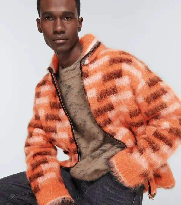 Marni Mohair-blend Knit Jacket