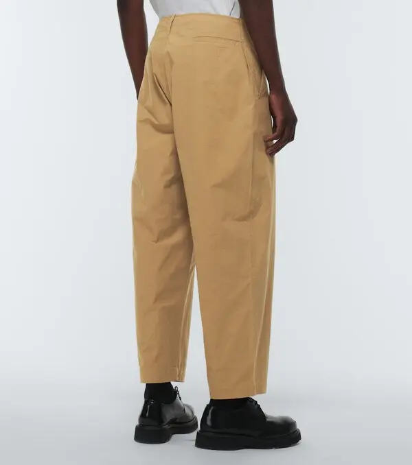 ADISH Qrunful Embroidered Cotton Ripstop Pants - Beige