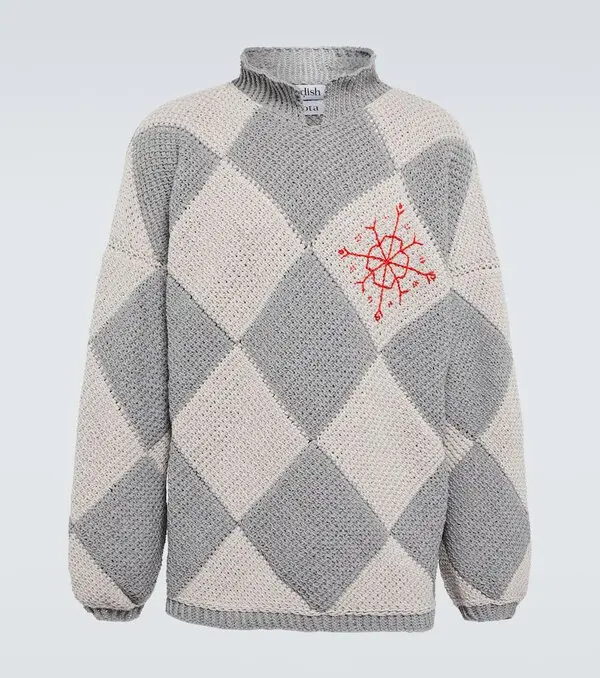 ADISH Embroidered Cotton Sweater