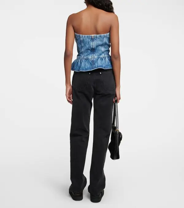 MARANT ETOILE Solizinia Ruffle-trimmed Top