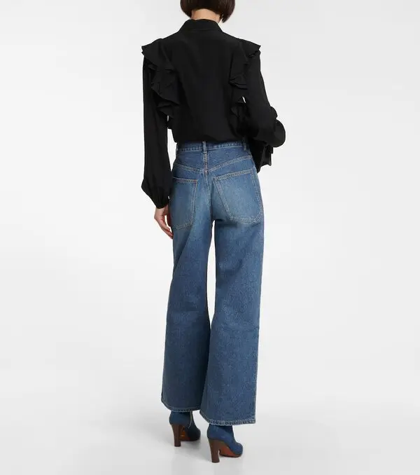 Chloé High-rise Wide-leg Jeans