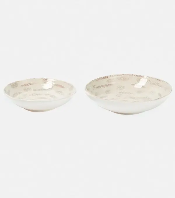 Brunello Cucinelli Tradition Set Of 2 Bowls - White