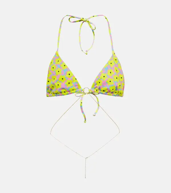 BANANHOT Printed Bikini Top - Multicoloured