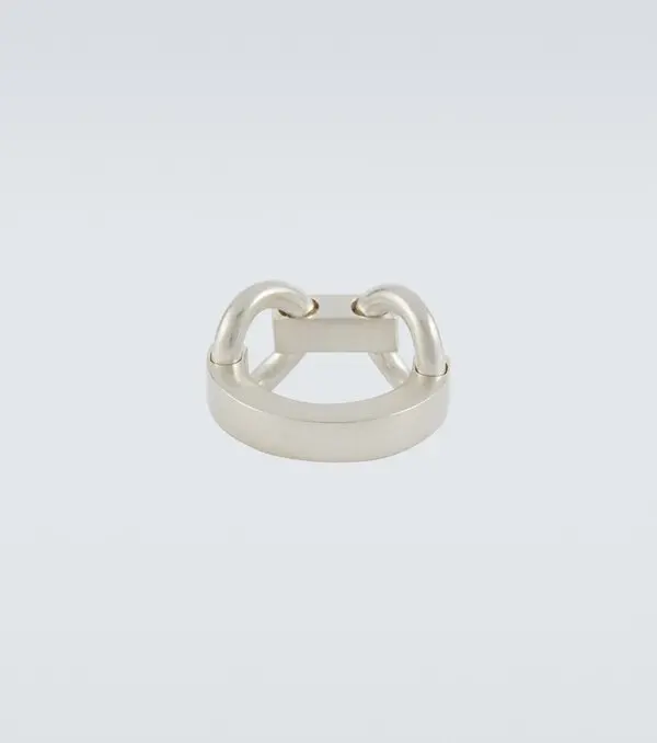 JIL SANDER Chain-link Sterling Ring
