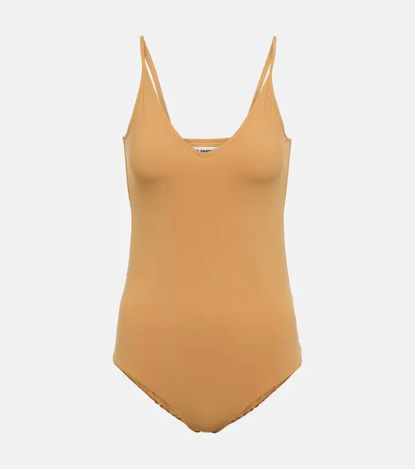 JIL SANDER Jersey Bodysuit - Beige