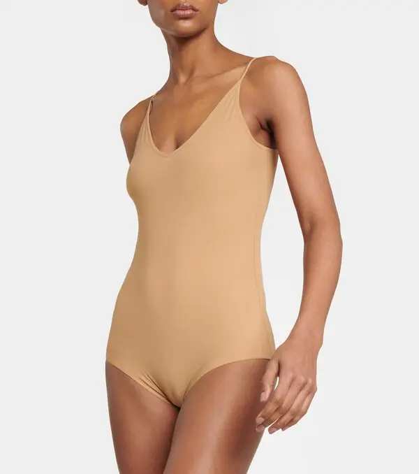 JIL SANDER Jersey Bodysuit - Beige