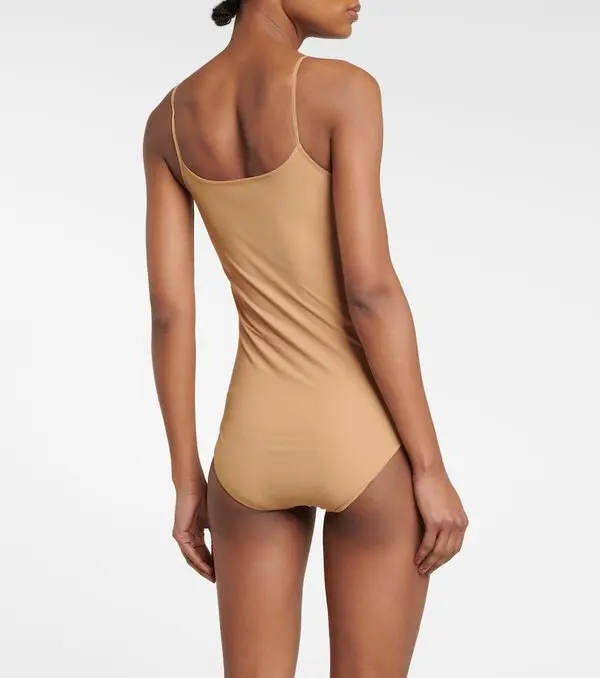 JIL SANDER Jersey Bodysuit - Beige