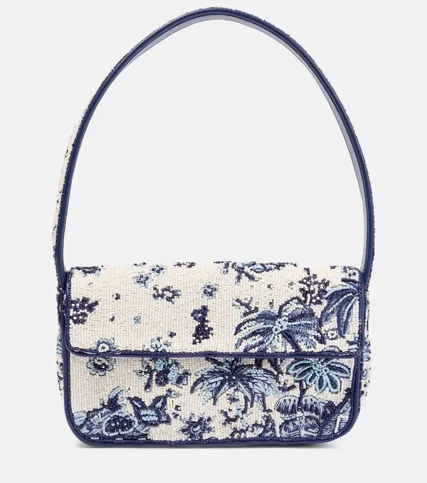 Staud Tommy Beaded Shoulder Bag - Multicoloured