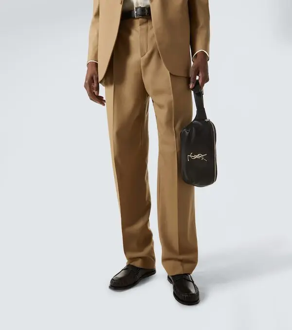 Saint Laurent Cassandre Leather Belt Bag