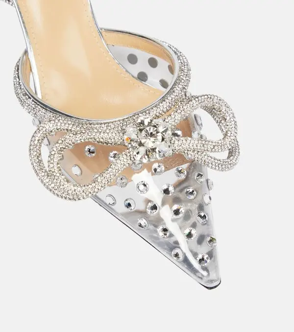 Mach & Mach Double Bow Embellished Pumps