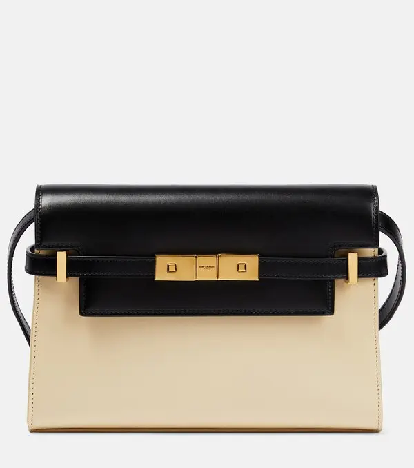 Saint Laurent Manhattan Small Leather Shoulder Bag