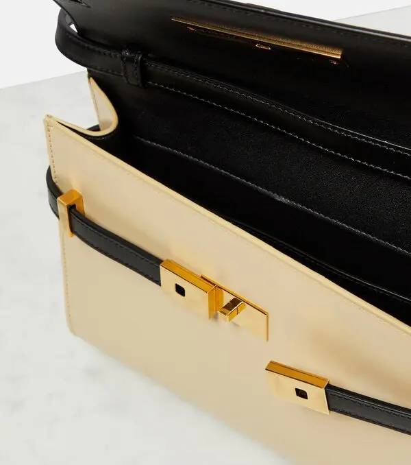 Saint Laurent Manhattan Small Leather Shoulder Bag