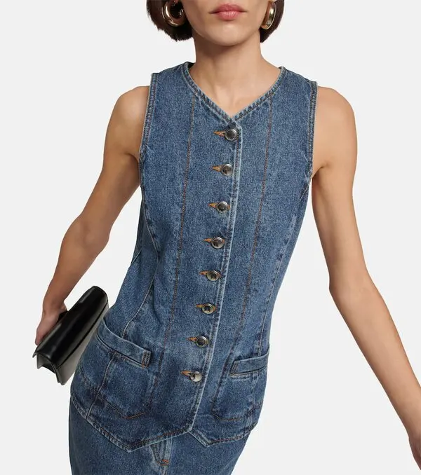 Chloé Denim Midi Dress