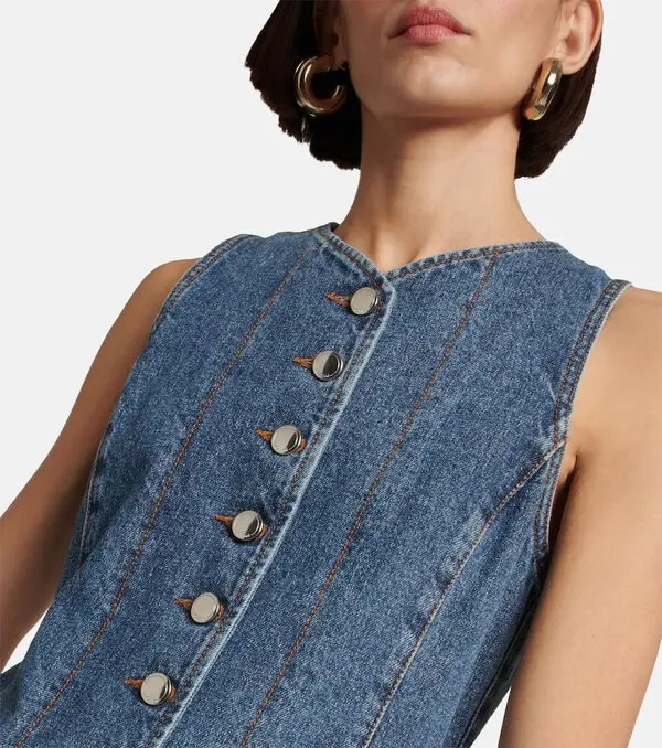 Chloé Denim Midi Dress