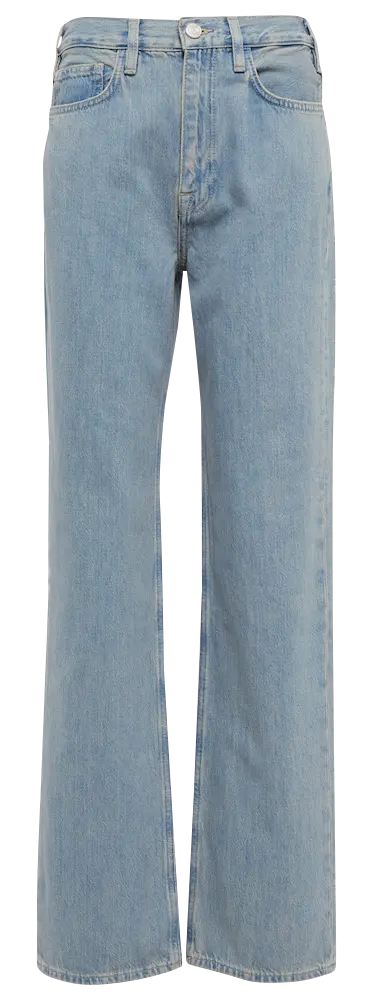 FRAME Le Jane High-rise Straight-leg Jeans - Blue