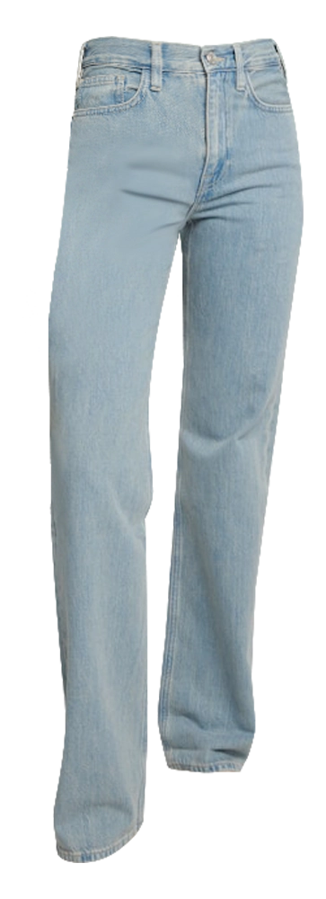 FRAME Le Jane High-rise Straight-leg Jeans - Blue