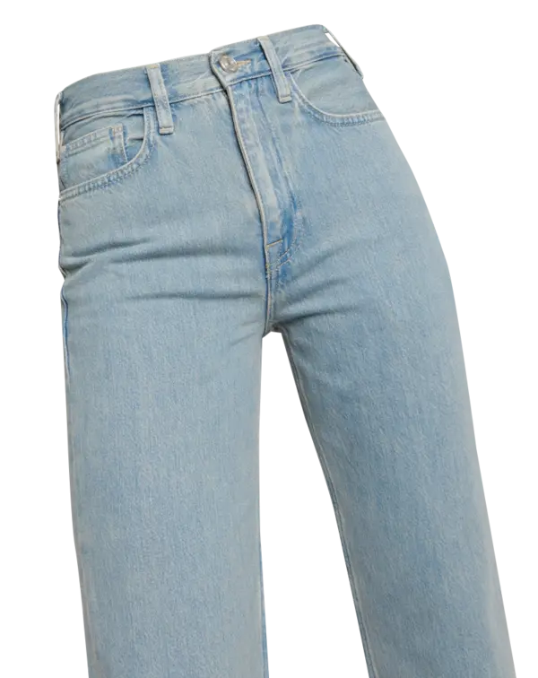 FRAME Le Jane High-rise Straight-leg Jeans - Blue