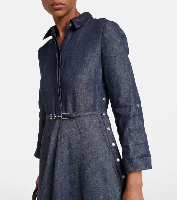 Gabriela Hearst Marley Denim Midi Dress