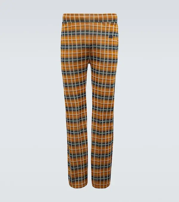 WALES BONNER Samuel Checked Track Pants - Multicoloured