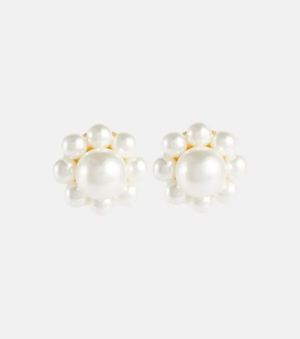 Simone Rocha Daisy Stud Earrings
