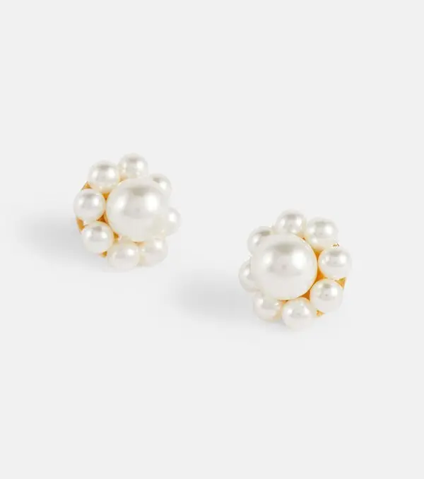 Simone Rocha Daisy Stud Earrings