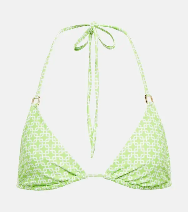 Melissa Odabash Key West Triangle Bikini Top - Green