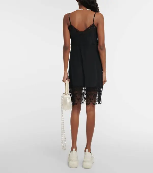 Simone Rocha Lace-trimmed Slip Dress