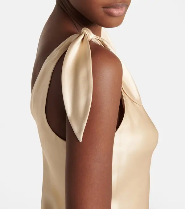 Gabriela Hearst Arrow Silk Top - Beige