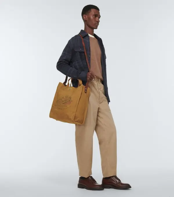 Ralph Lauren Printed Canvas Tote Bag