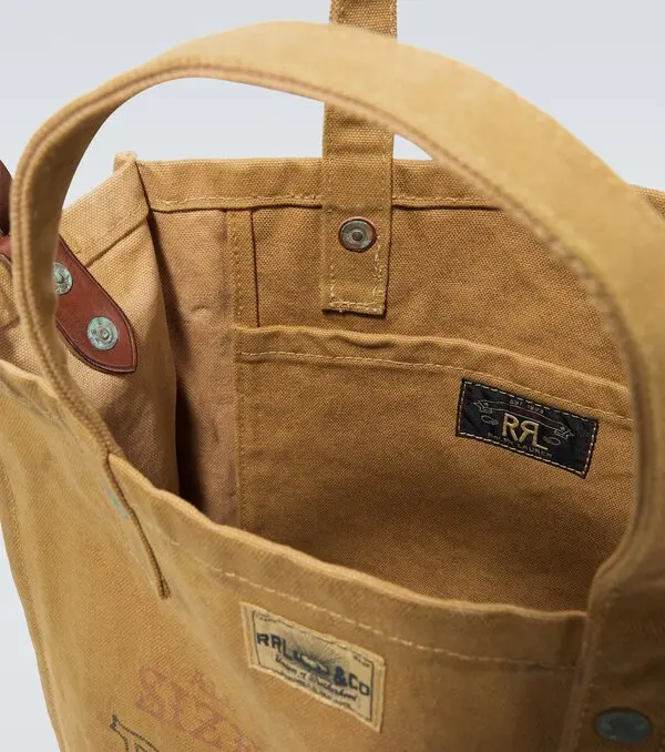 Ralph Lauren Printed Canvas Tote Bag