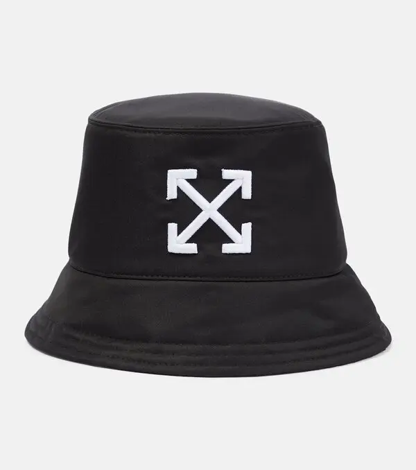 Off-White Logo Embroidered Bucket Hat