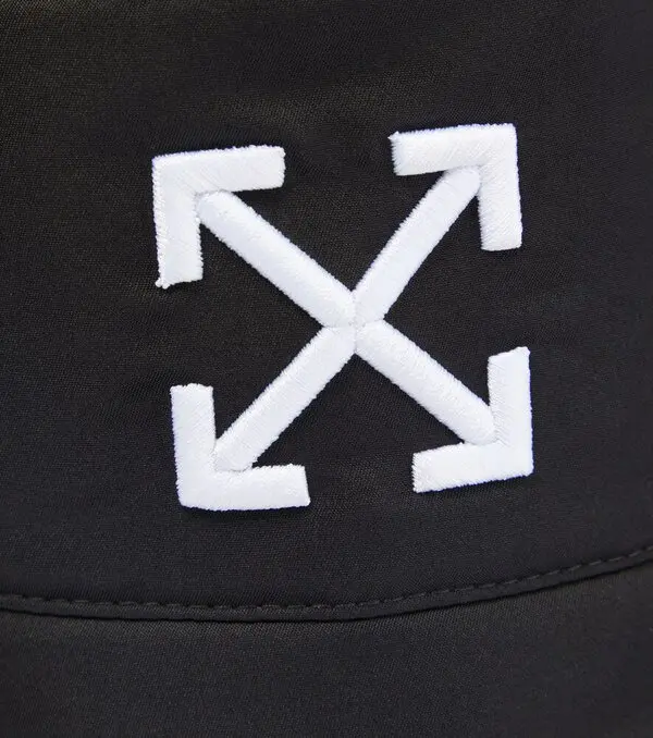 Off-White Logo Embroidered Bucket Hat