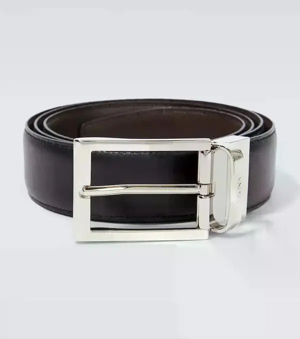Zegna Calf Leather Belt - Black