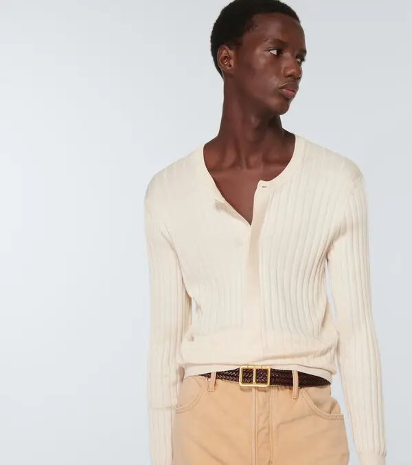TOM FORD Silk-blend Henley Sweater