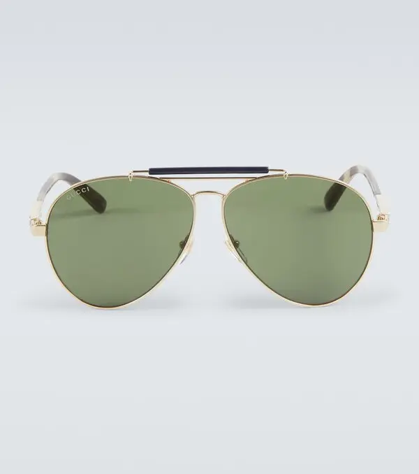 Gucci Aviator Sunglasses - Multicoloured