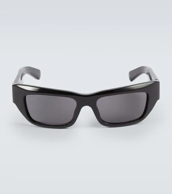 Gucci Rectangular Sunglasses - Black