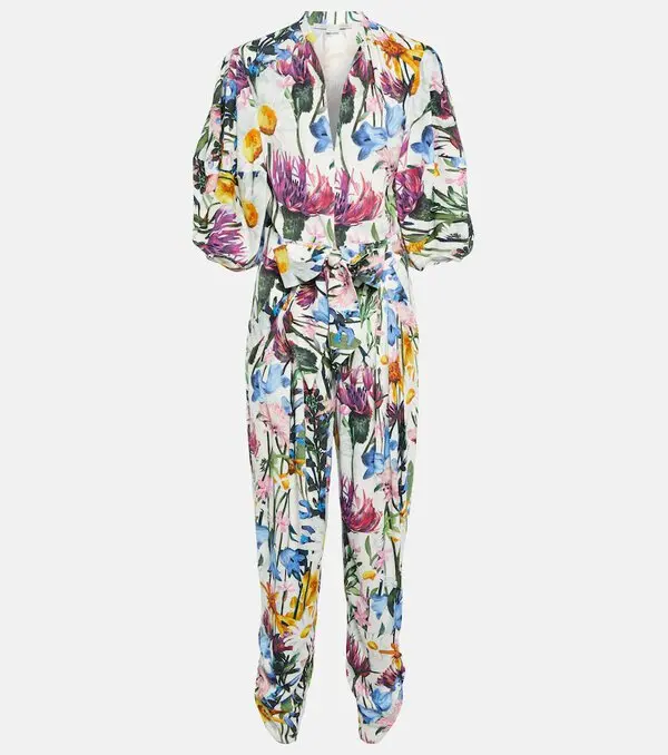 Stella McCartney V-neck Floral Jumpsuit - Multicoloured