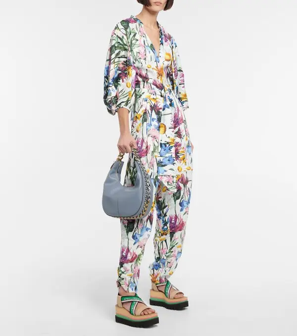 Stella McCartney V-neck Floral Jumpsuit