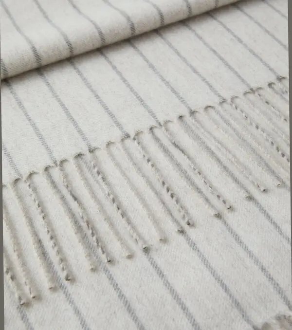 Loro Piana Pinstriped Cashmere Throw