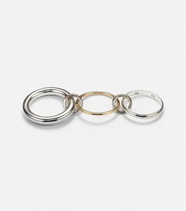 SPINELLI KILCOLLIN Amaryllis Sterling And 18kt Gold Ring