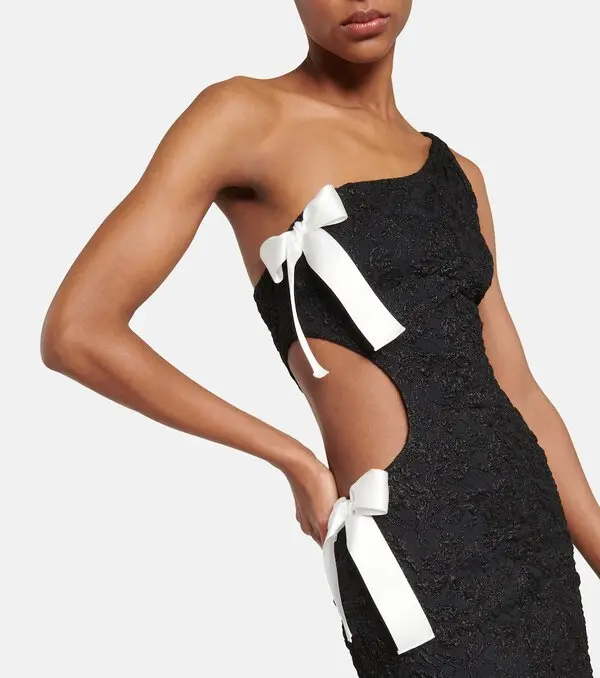 Giambattista Valli Cutout Bow Minidress