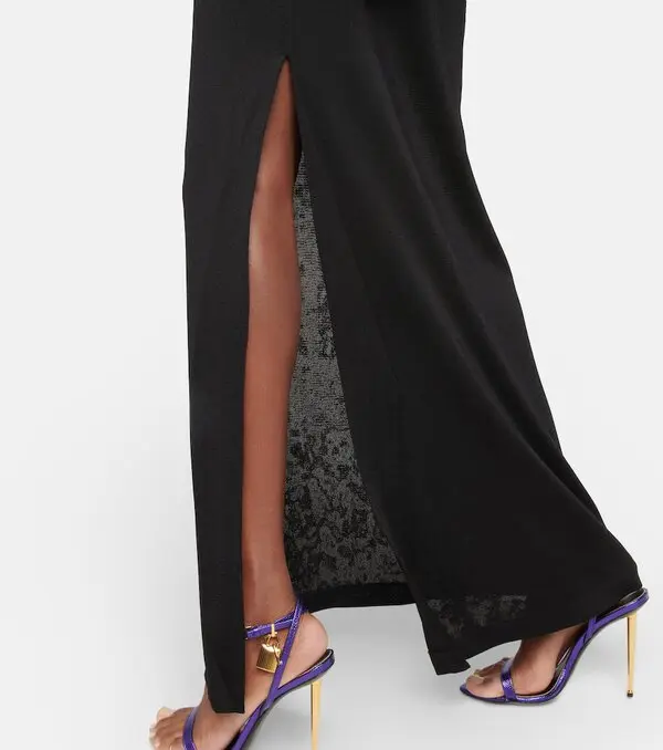 TOM FORD Side-slit Gown - Black
